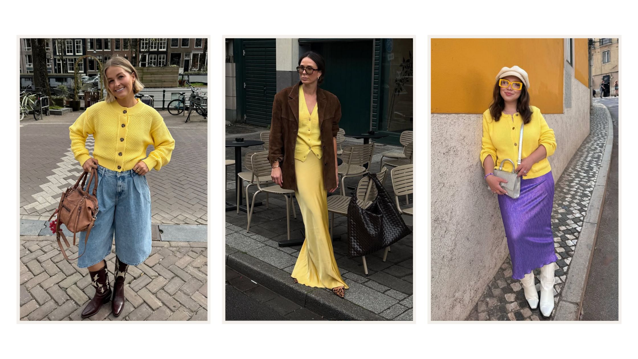 Yellow Cardigan Outfit Ideas: 29 Chic, Fresh And Effortlessly Stylish ...