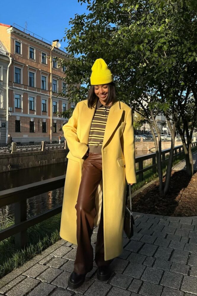 26 Yellow Coat Outfit Ideas: How to Style the Boldest Coat in Your ...