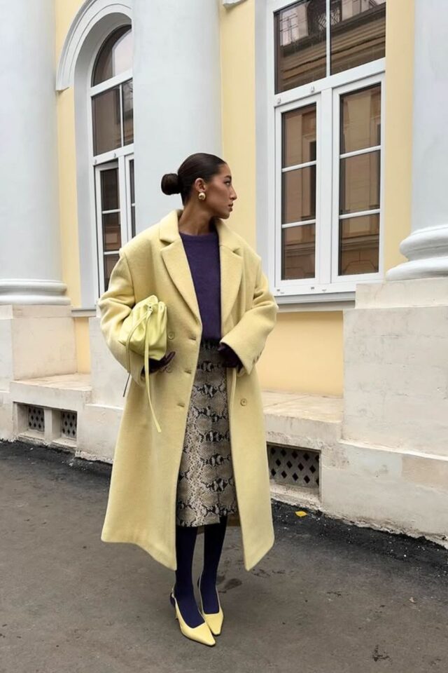 26 Yellow Coat Outfit Ideas: How to Style the Boldest Coat in Your ...