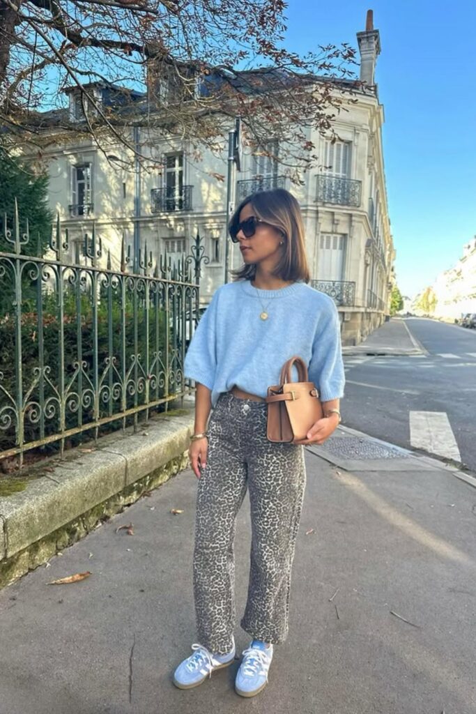 41 Blue Sneakers Outfit Ideas You’ll Want to Wear On Repeat - London ...