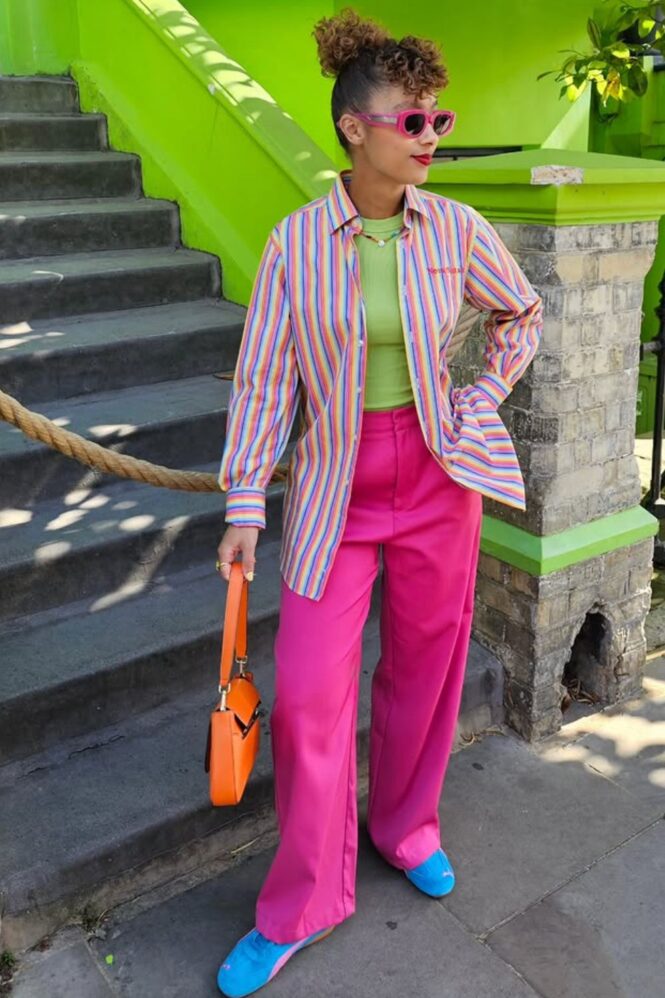 41 Blue Sneakers Outfit Ideas You’ll Want to Wear On Repeat - London ...