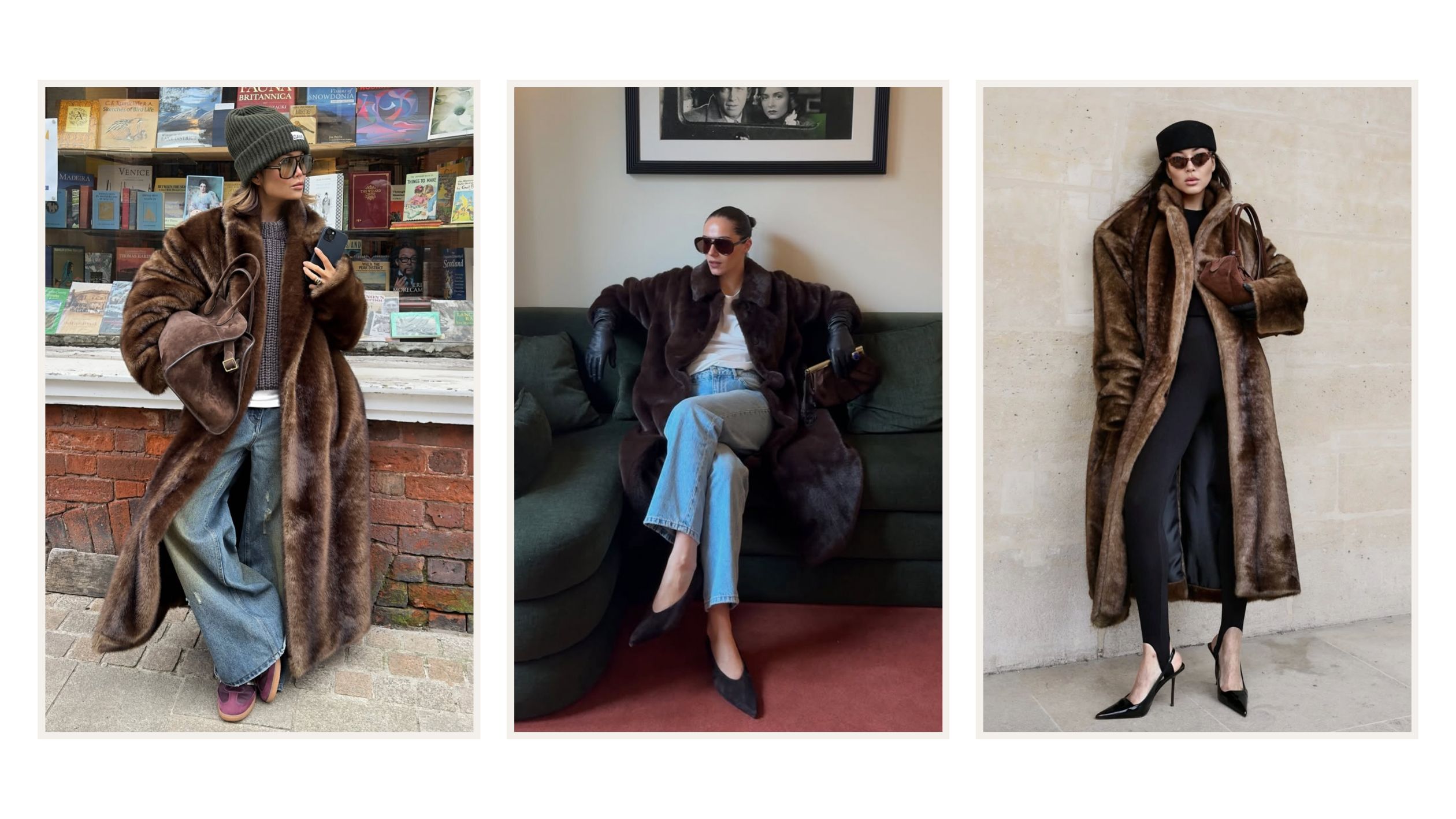 30 Effortless Brown Fur Coat Outfit Ideas You’ll Want to Copy This ...