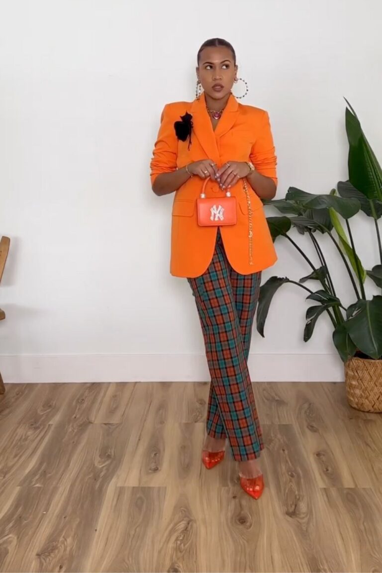 37 Orange Blazer Outfit Ideas That Instantly Elevate Your Wardrobe ...