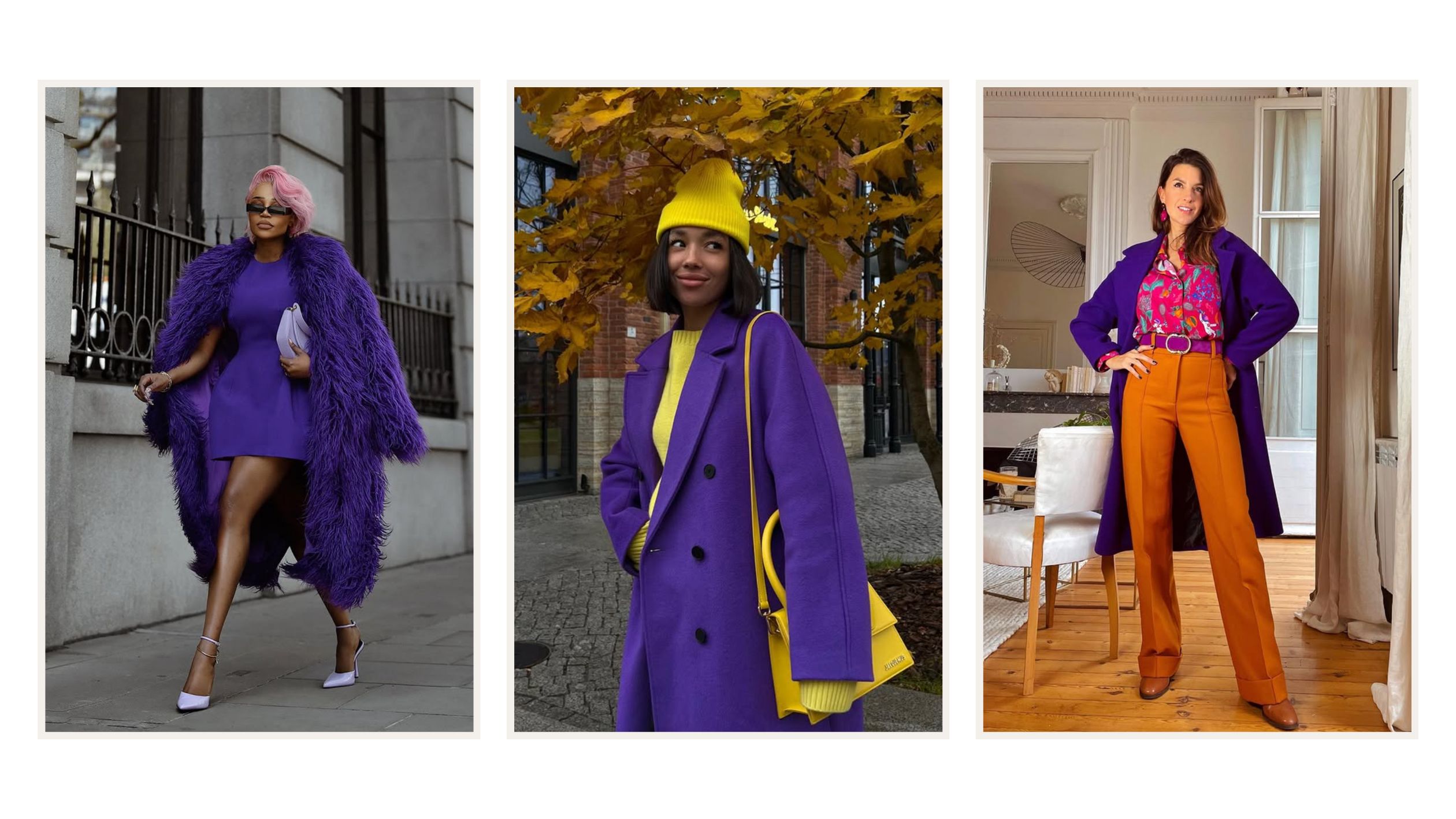 27 Chic Purple Coat Outfit Ideas You’ll Want to Wear All Season Long ...