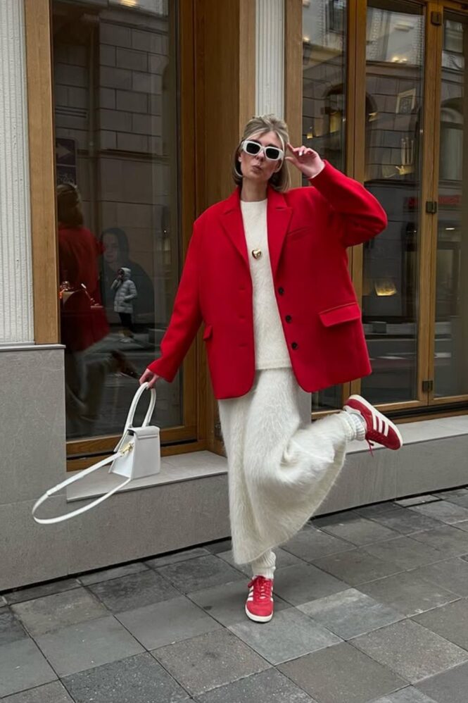 40 Red Blazer Outfit Ideas That Instantly Elevate Your Look - London ...