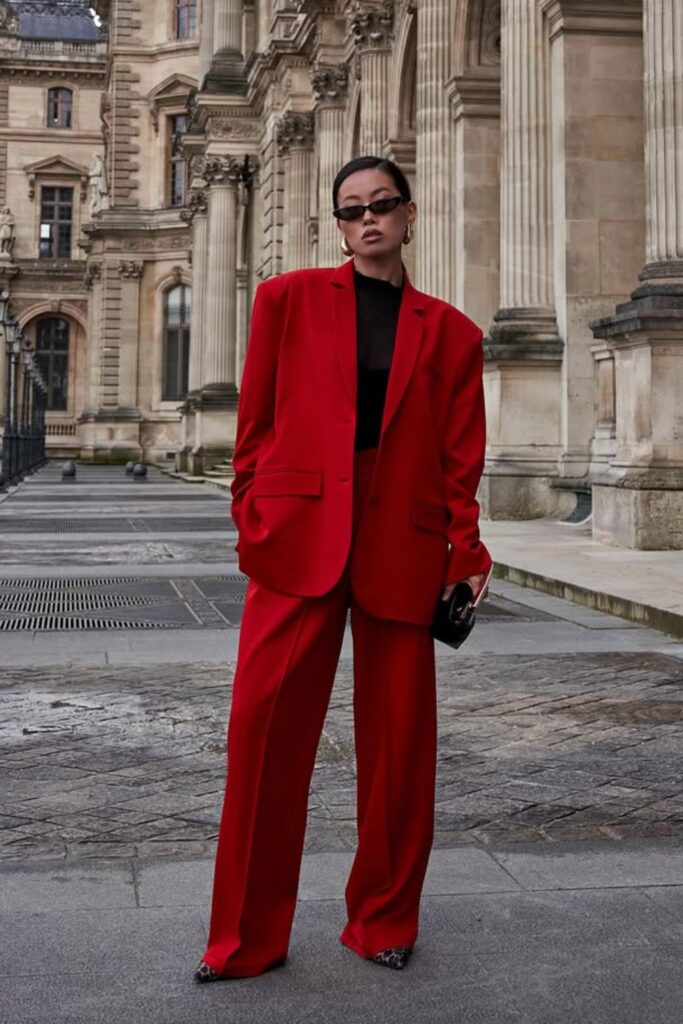 40 Red Blazer Outfit Ideas That Instantly Elevate Your Look - London ...