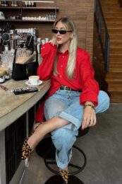 24 Red Shirt Outfit Ideas That Feel Effortless, Chic, and So Put ...
