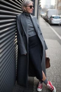 36 Red Sneakers Outfit Ideas: How to Style Red Trainers Without ...