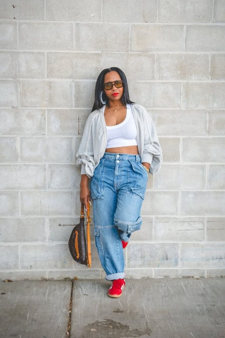 36 Red Sneakers Outfit Ideas: How to Style Red Trainers Without ...