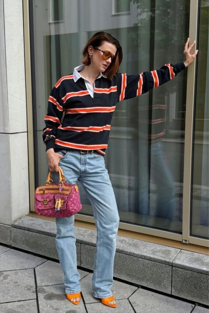 37 Rugby Shirt Outfit Ideas That Feel Effortless And Cool - London ...