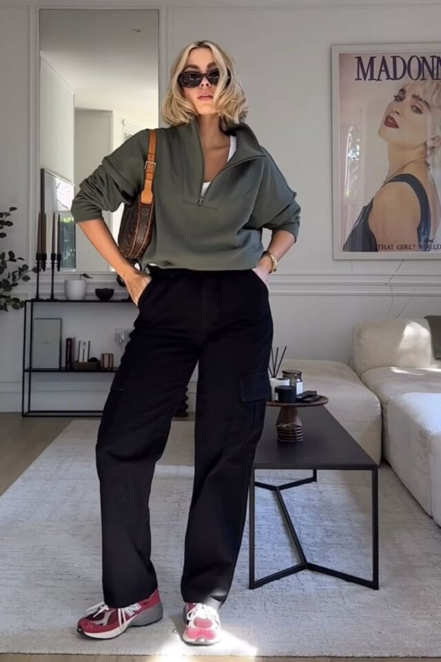 25 Black Cargo Pants Outfit Ideas: How I Style Them for Effortless ...