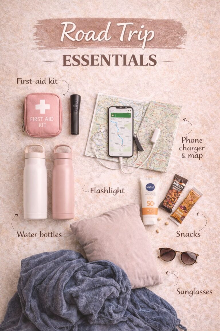 Road Trip Essentials Guide: What to Pack Beyond the Outfits(Includes ...